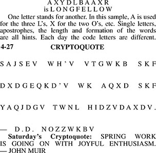 Daily Cryptoquote | The Arkansas Democrat-Gazette - Arkansas' Best News ...
